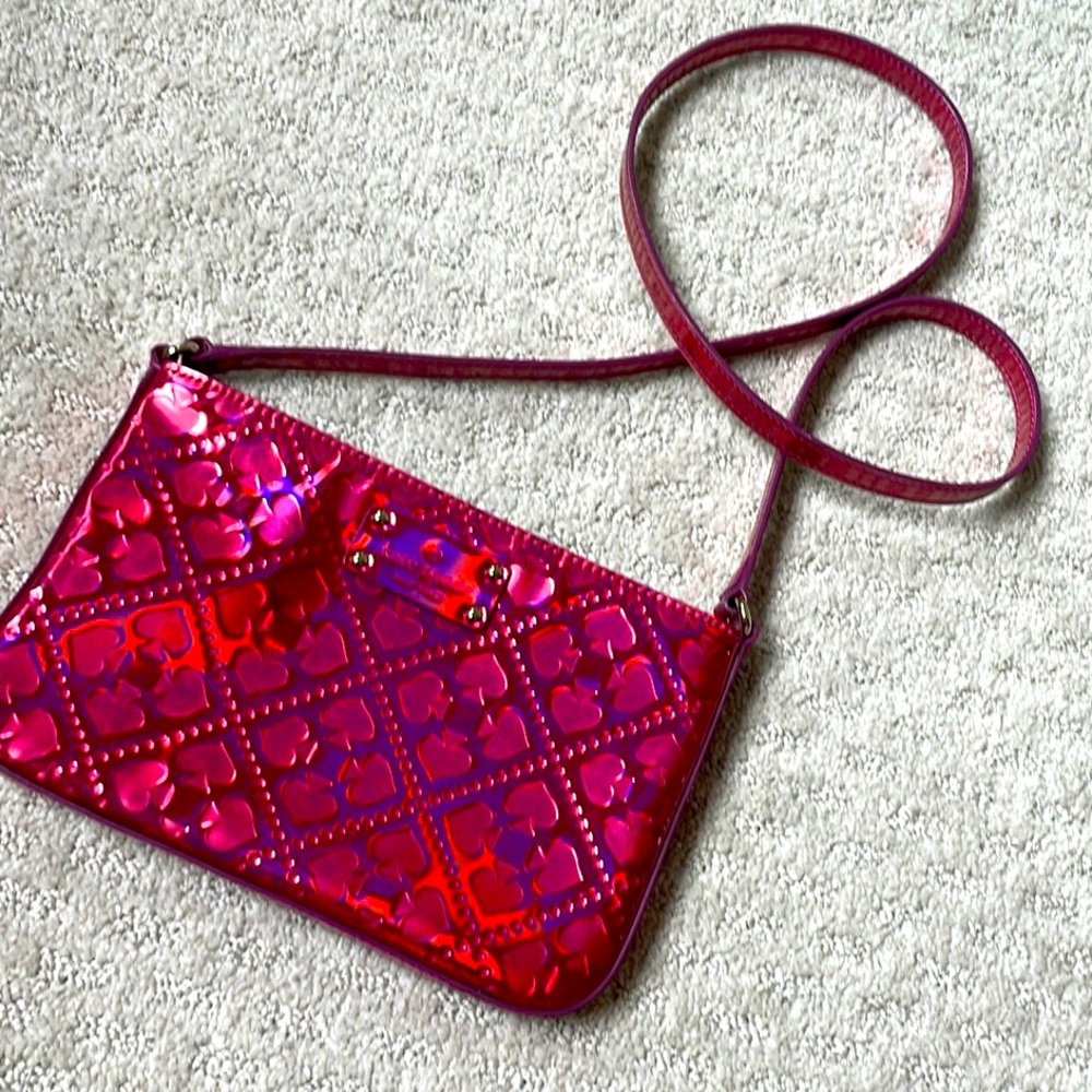 Kate Spade Beale Street Toni Holographic Pink Crossbo… - Gem